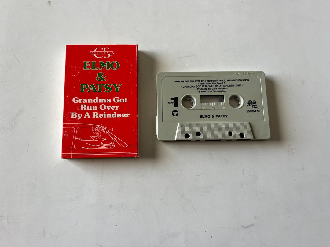 Grandma Got Run Over by A Reindeer Elmo & Patsy Cassette 15T05479 Epic ...