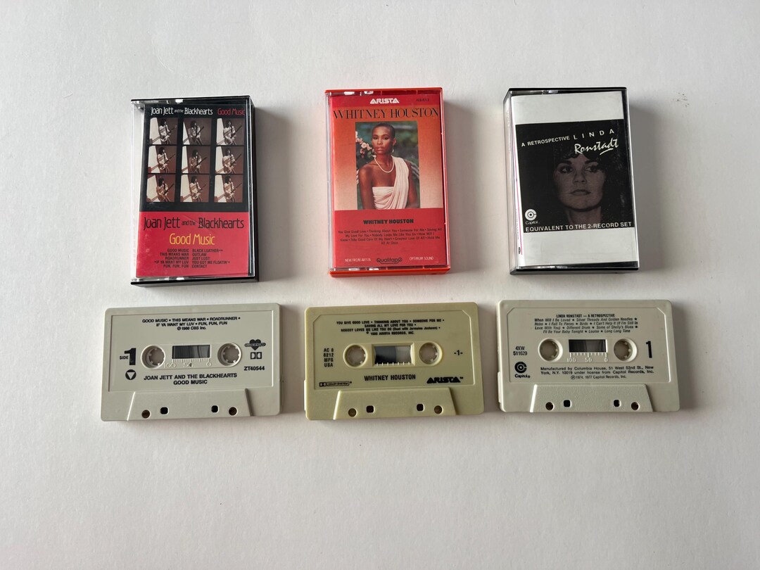 Whitney Houston - Joan Jett and the Blackhearts - Linda Ronstadt Lot of ...