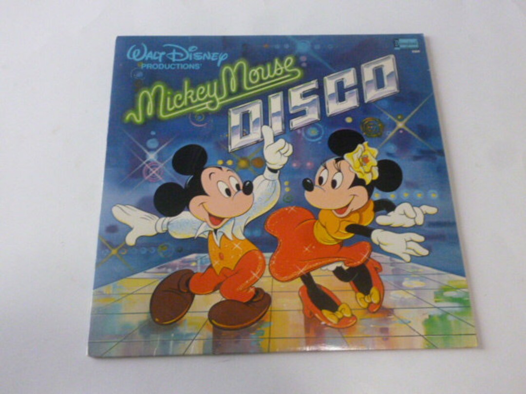 Walt Disney Mickey Mouse Disco Vinyl Record LP 2504 Disneyland - Etsy