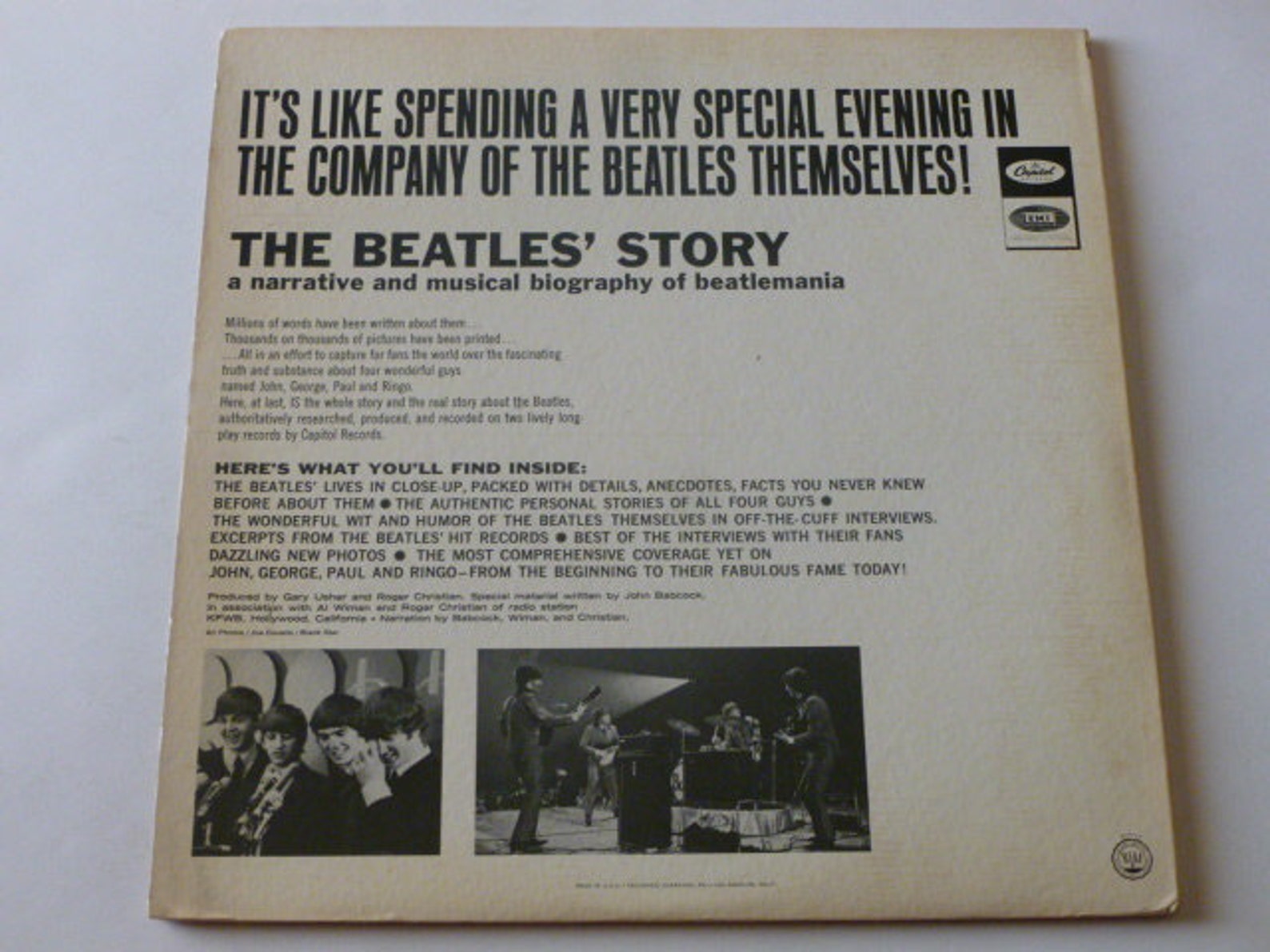 The Beatles' Story Vinyl Record LP STBO 2222 2 Record | Etsy