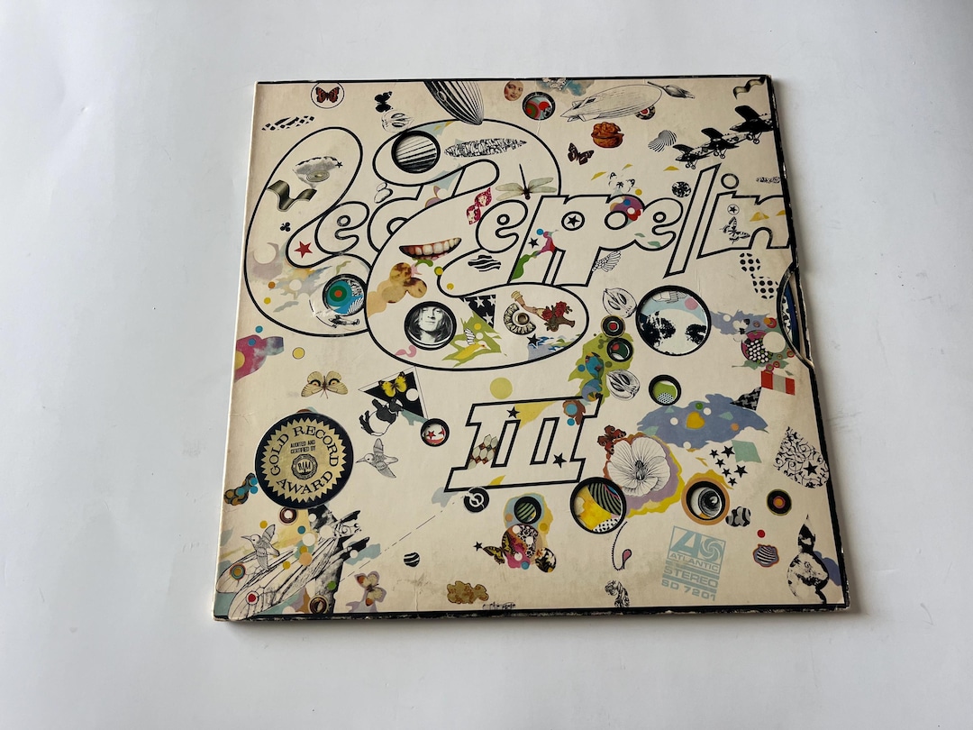 Led Zeppelin 111 Vinyl Record LP SD 19128 Atlantic Records 1977 Record ...