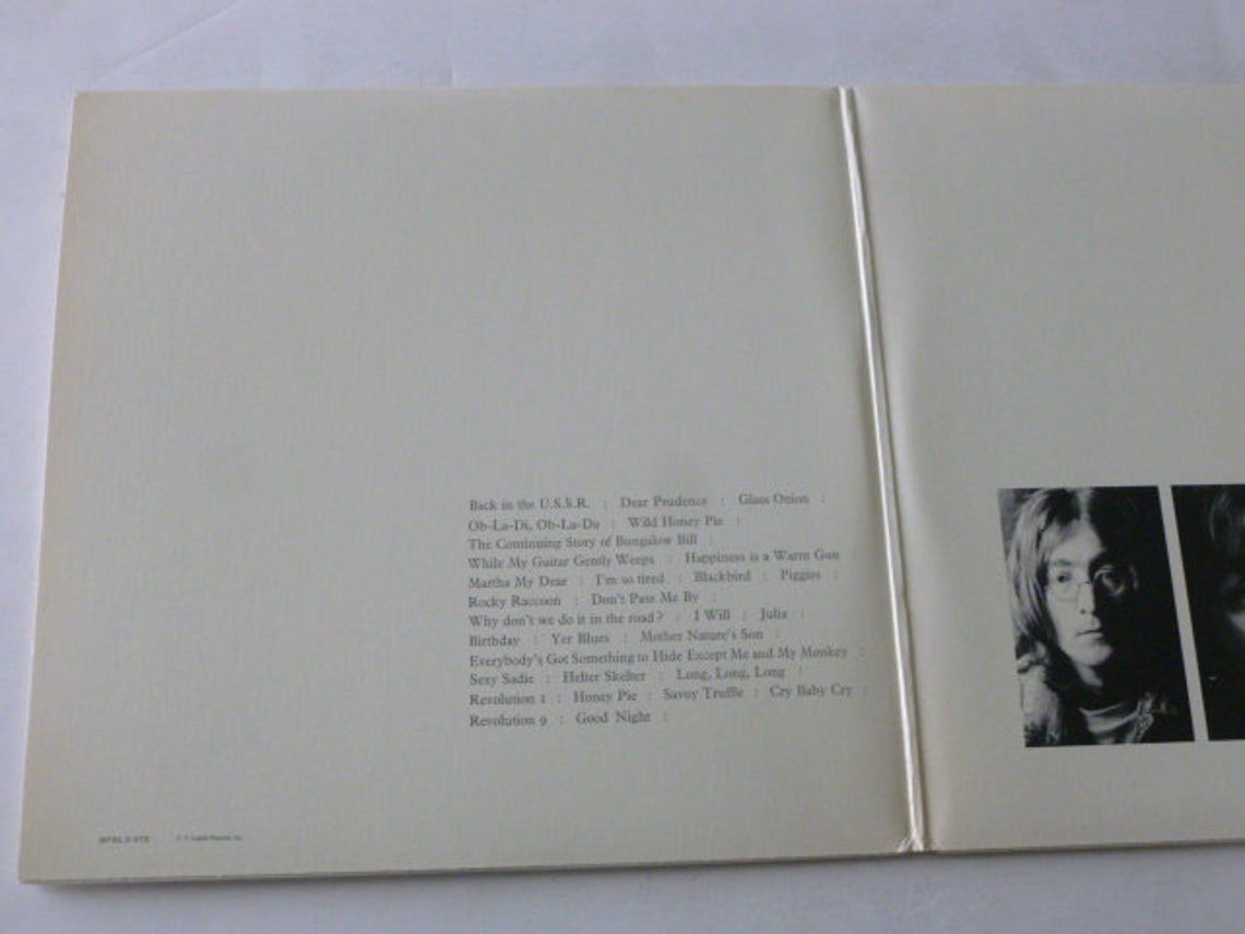 Beatles White Album original Master Recording Vinyl Record - Etsy