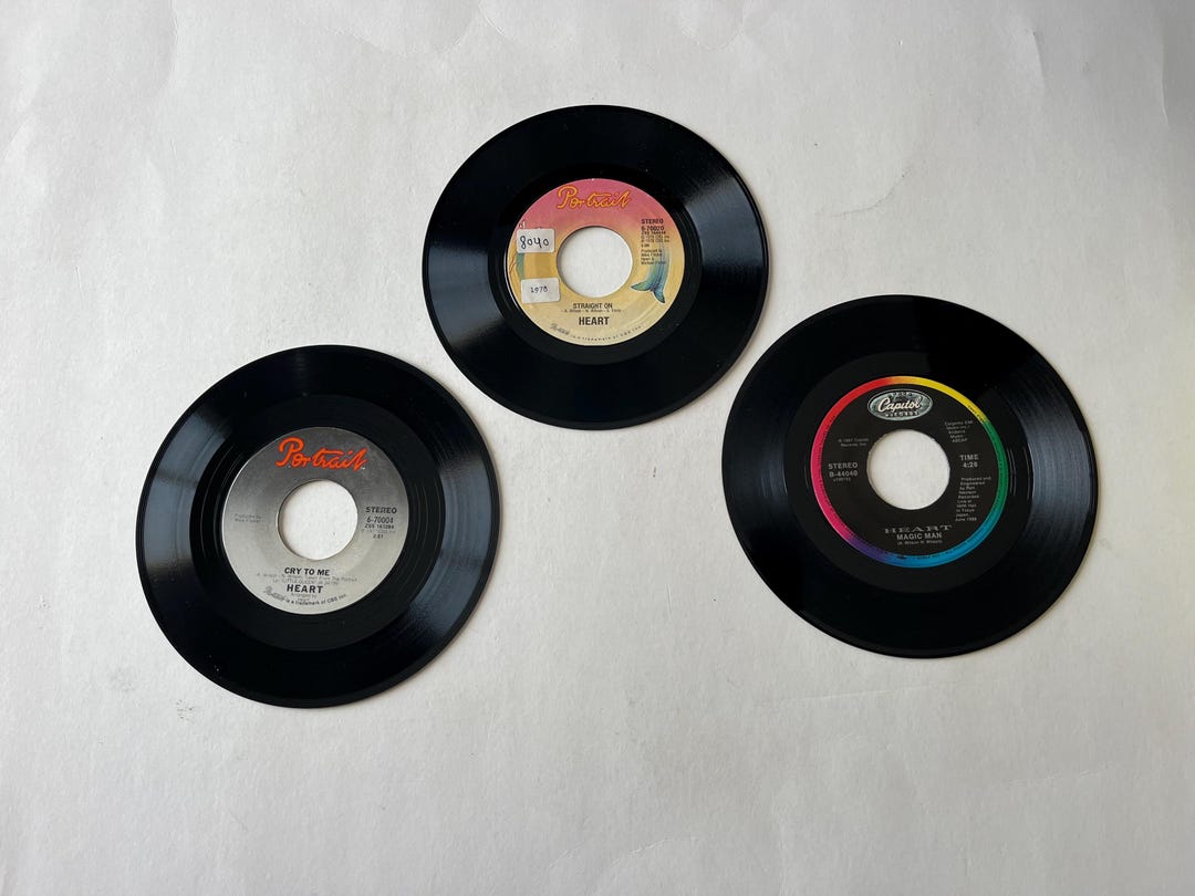 Heart Magic Man - Barracuda - Straight on Lot of 3 Assorted 45rpm 7 ...