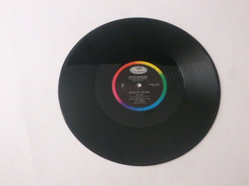 Iron Maiden Wasted Years promo Copy Vinyl Record LP - Etsy