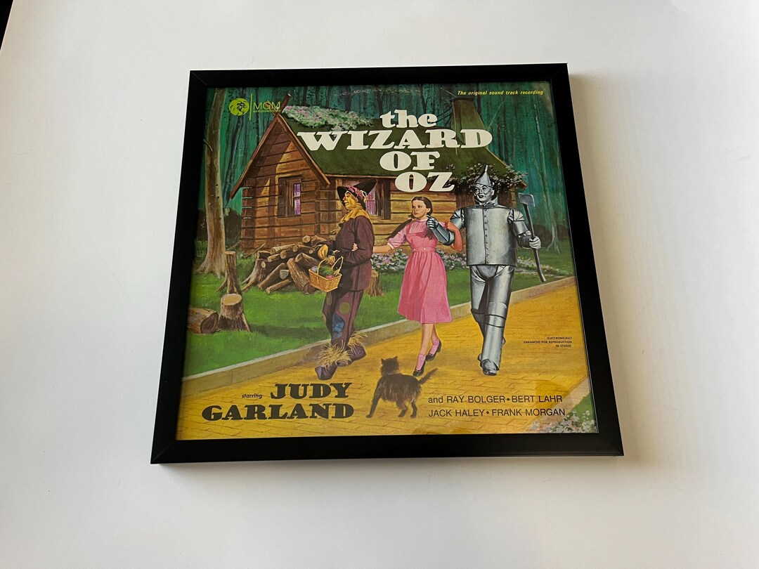 The Wizard of Oz Starring Judy Garland (black Frame) Vinyl Record LP PX ...