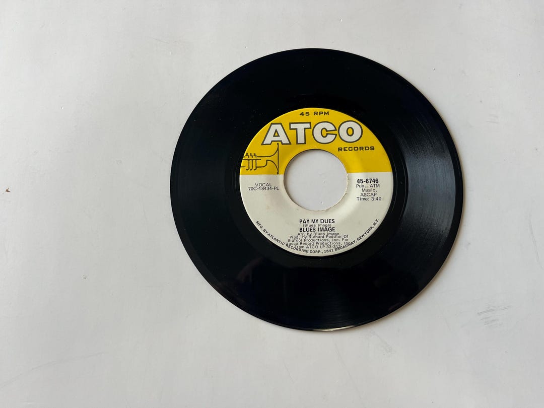 Blues Image Ride Captain Ride 45 Record 7" 45rpm Vinyl Record 45-6746 ...