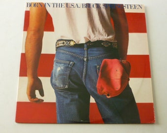 Vintage Bruce Springsteen Born in the USA 1984 Vinyl LP Record - Etsy