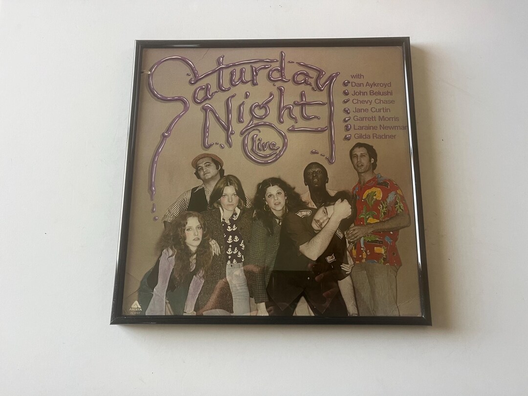 Framed Saturday Night Live Vinyl Record: 1976 Original Cast - Etsy