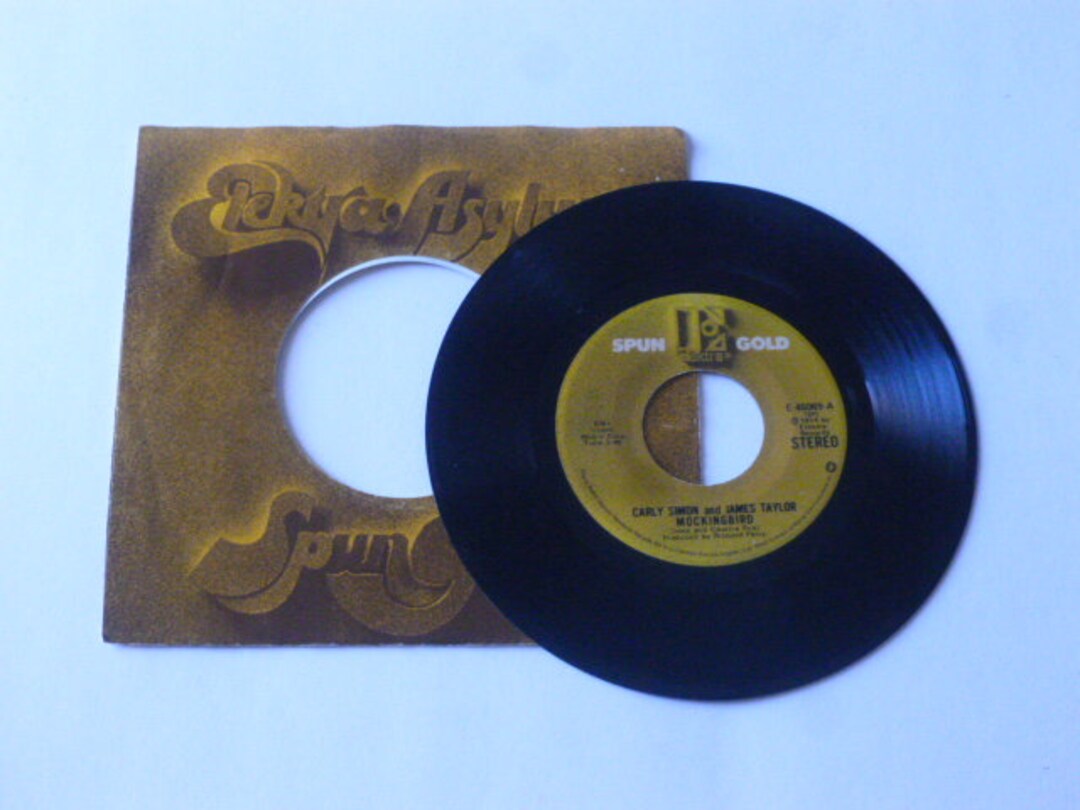 Carly Simon and James Taylor Mockingbird 45 Record 7 45 Record E-45069 ...