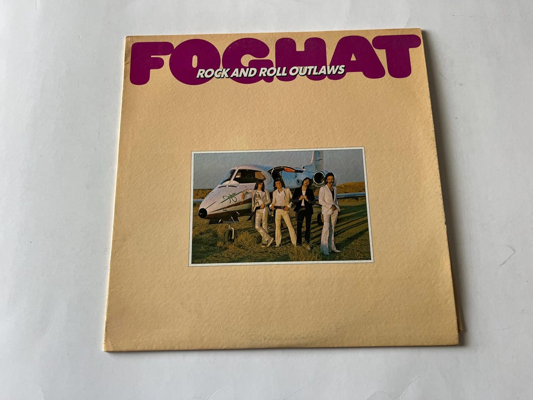 Foghat Rock and Roll Outlaws Vinyl Record LP BR 6956 Bearsville Records ...