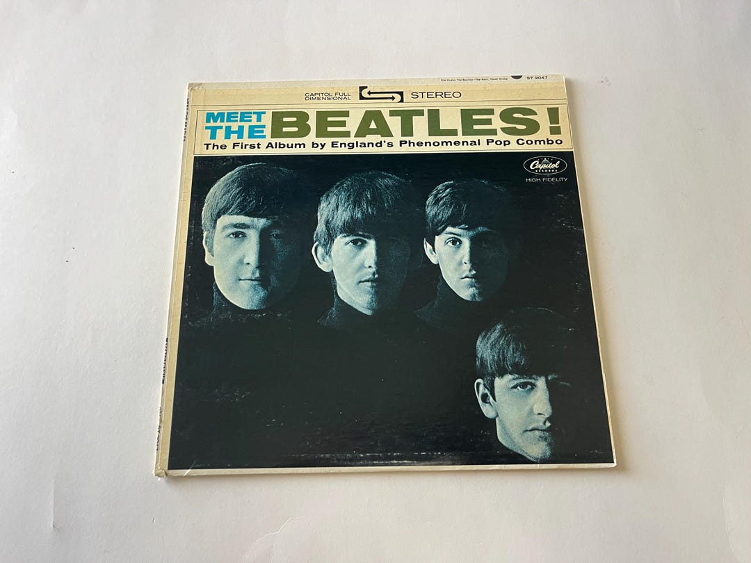 Meet the Beatles Vinyl Record LP ST-2047 Capitol Records 1969 (lime ...