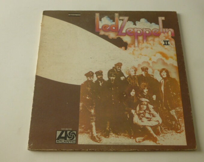 Led Zeppelin II first Pressing Vinyl Record LP SD 8236 Atlantic Records ...
