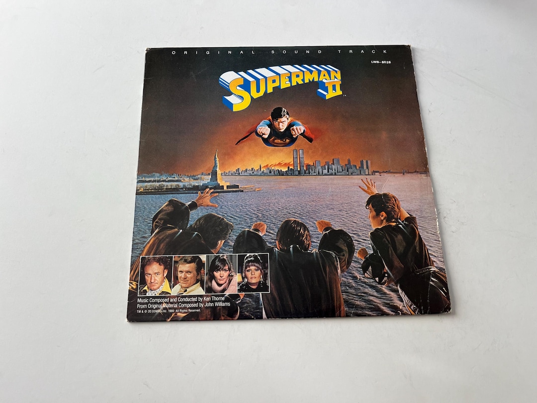 Superman II Soundtrack Original Vinyl Record LP WB Records 1981 - Etsy