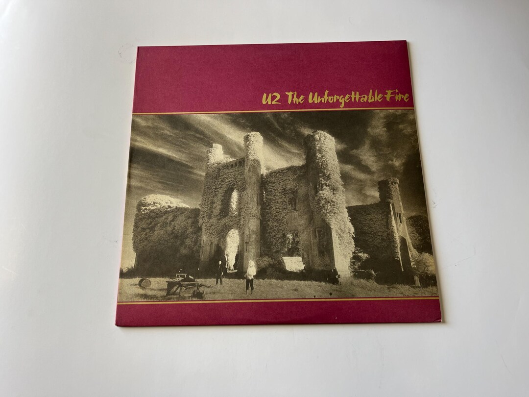 U2 the Unforgettable Fire Vinyl Record LP 7 90231-1 Island Records 1984 ...