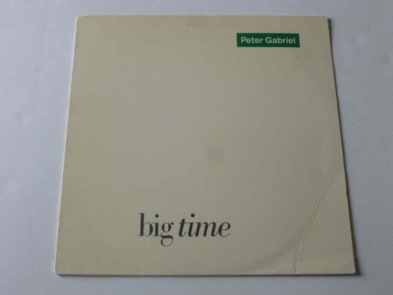 Peter Gabriel Big Time promo Copy Vinyl Record LP PRO-A-2625 - Etsy