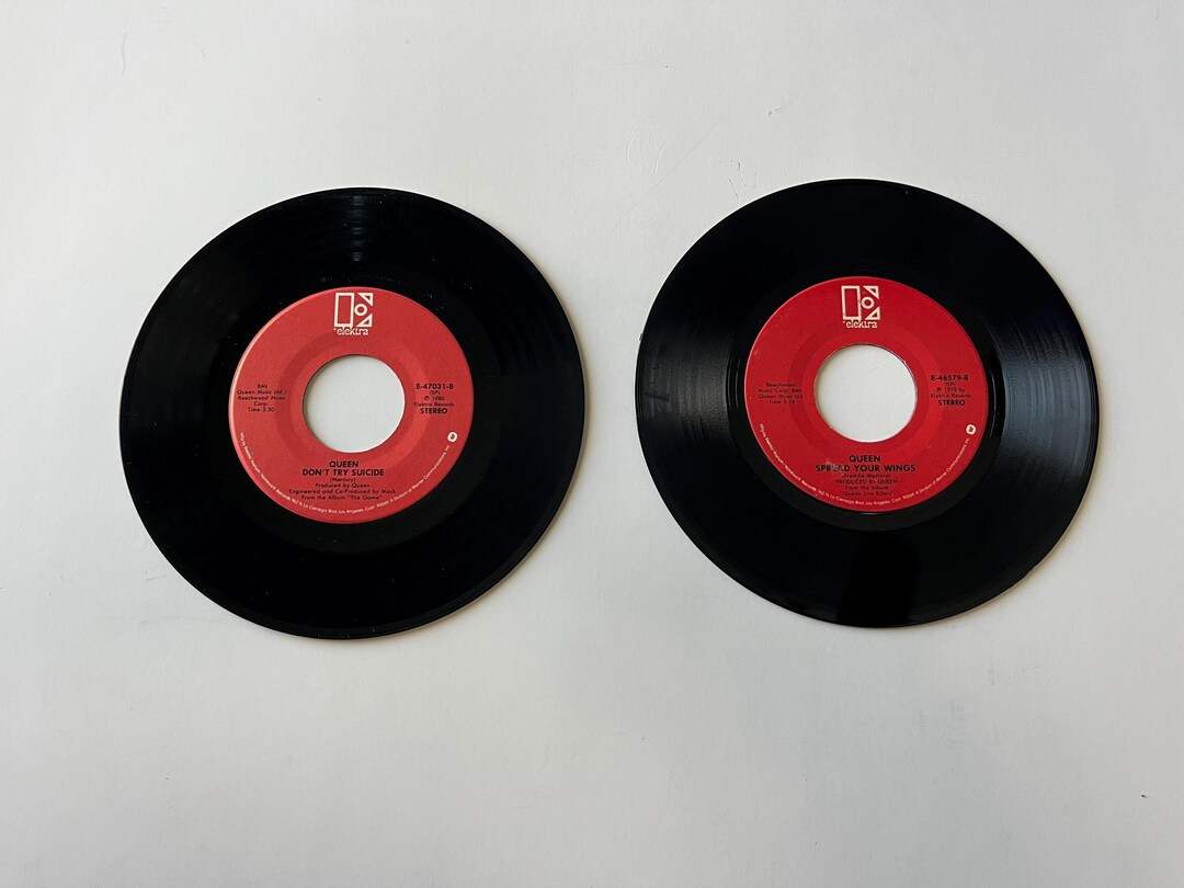 Queen 45rpm Record Lot: Another One Bites the Dust, Crazy Little Thing ...