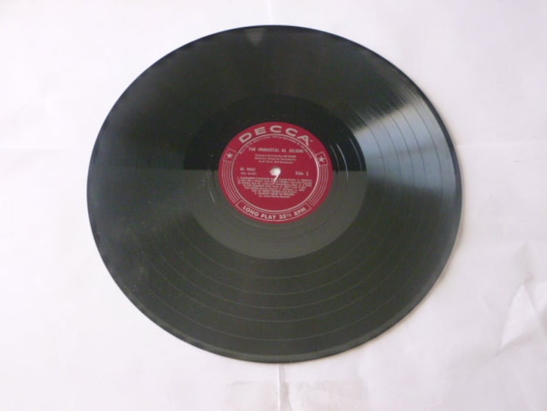 Al Jolson the Immortal Vinyl Record LP DL 9063 Decca Records 1958 - Etsy