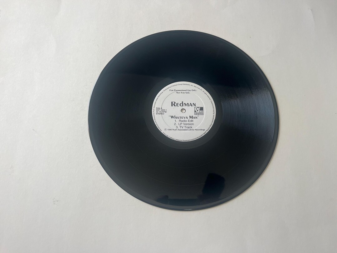 Redman Smoke Buddah/whateva Man (promo Copy) Vinyl Record LP DEF 1005-1 ...
