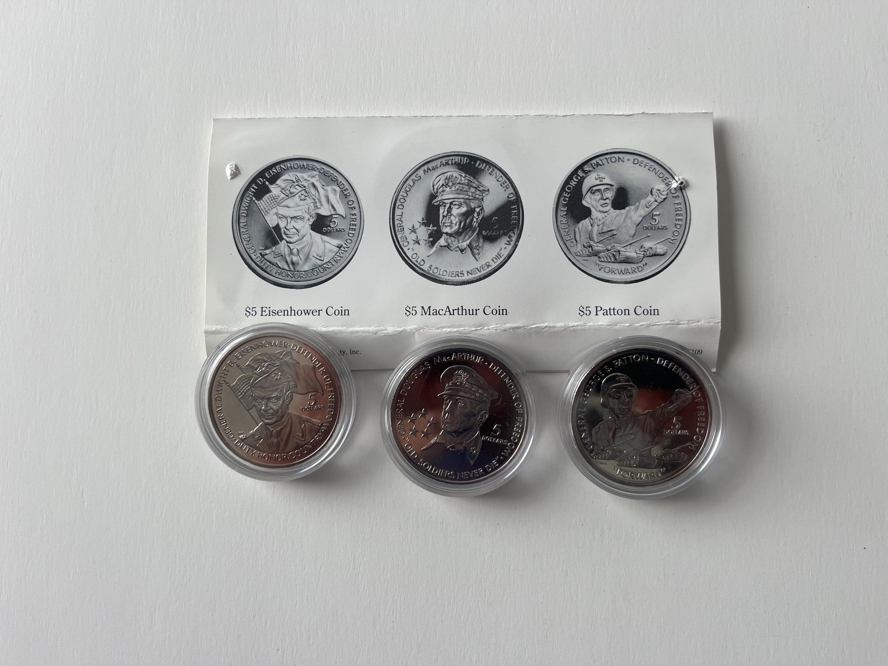 Defenders of Freedom Five Dollar Coin Set Rare Coin - Etsy