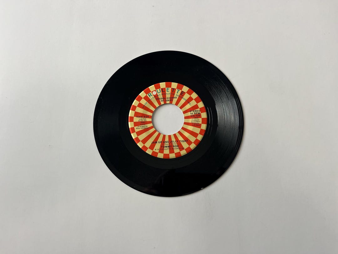 Tommy Roe Jam up Jelly Tight 45 Record 7" 45rpm Record GG-120 Roulette ...