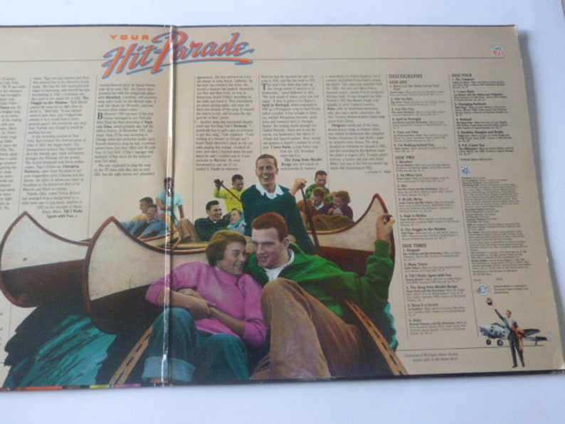 Your Hit Parade 1953 Vinyl Record LP - Framed Double Album - Etsy