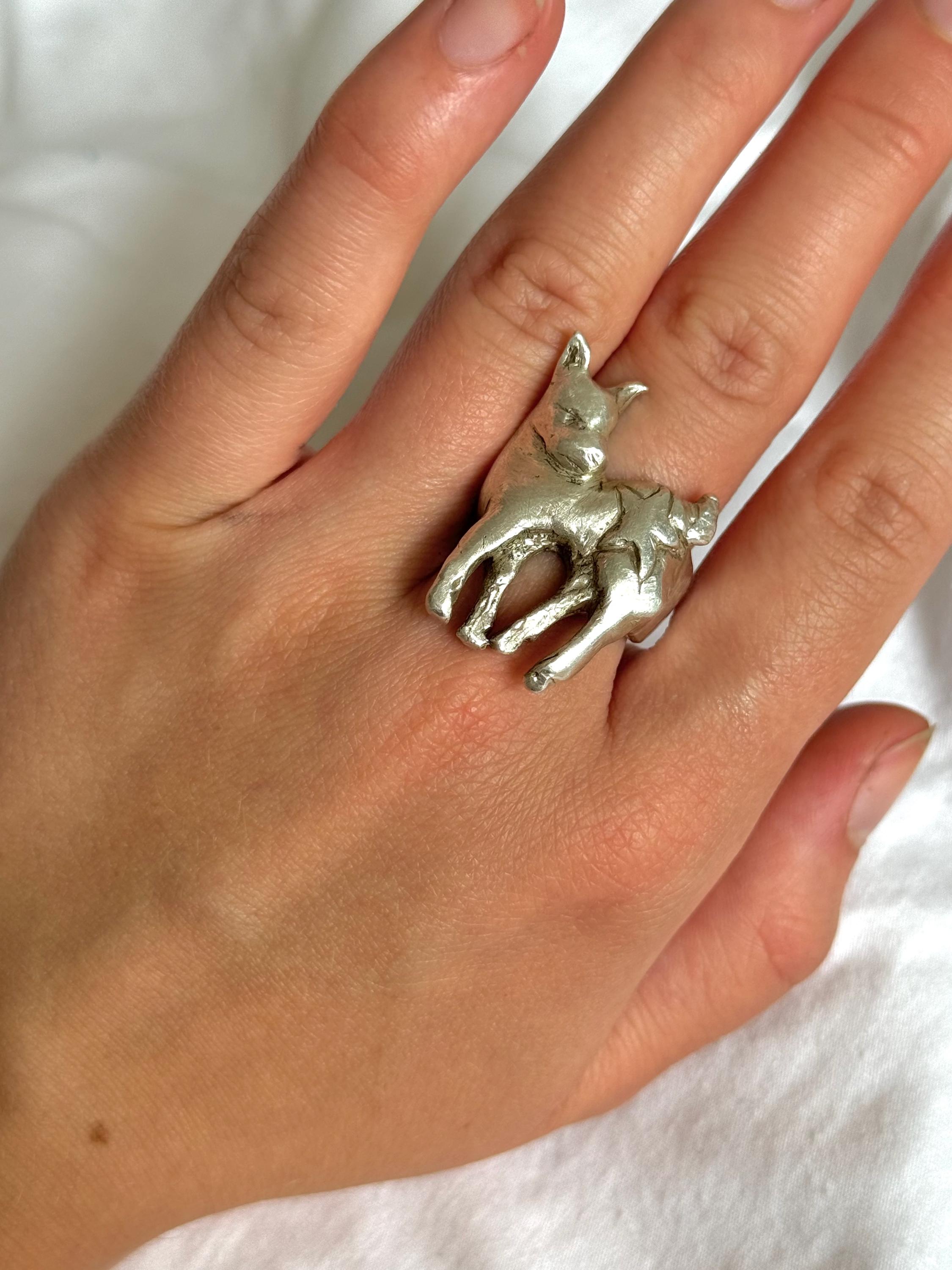 Deer Star Ring - Etsy