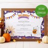 Blank Award Certificate Printable Fall Festival, Congratulations ...
