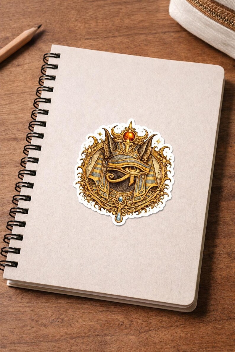 Medieval Egyptian Stickers | Gothic Fantasy Art, Laptop Decals (6-piece ...