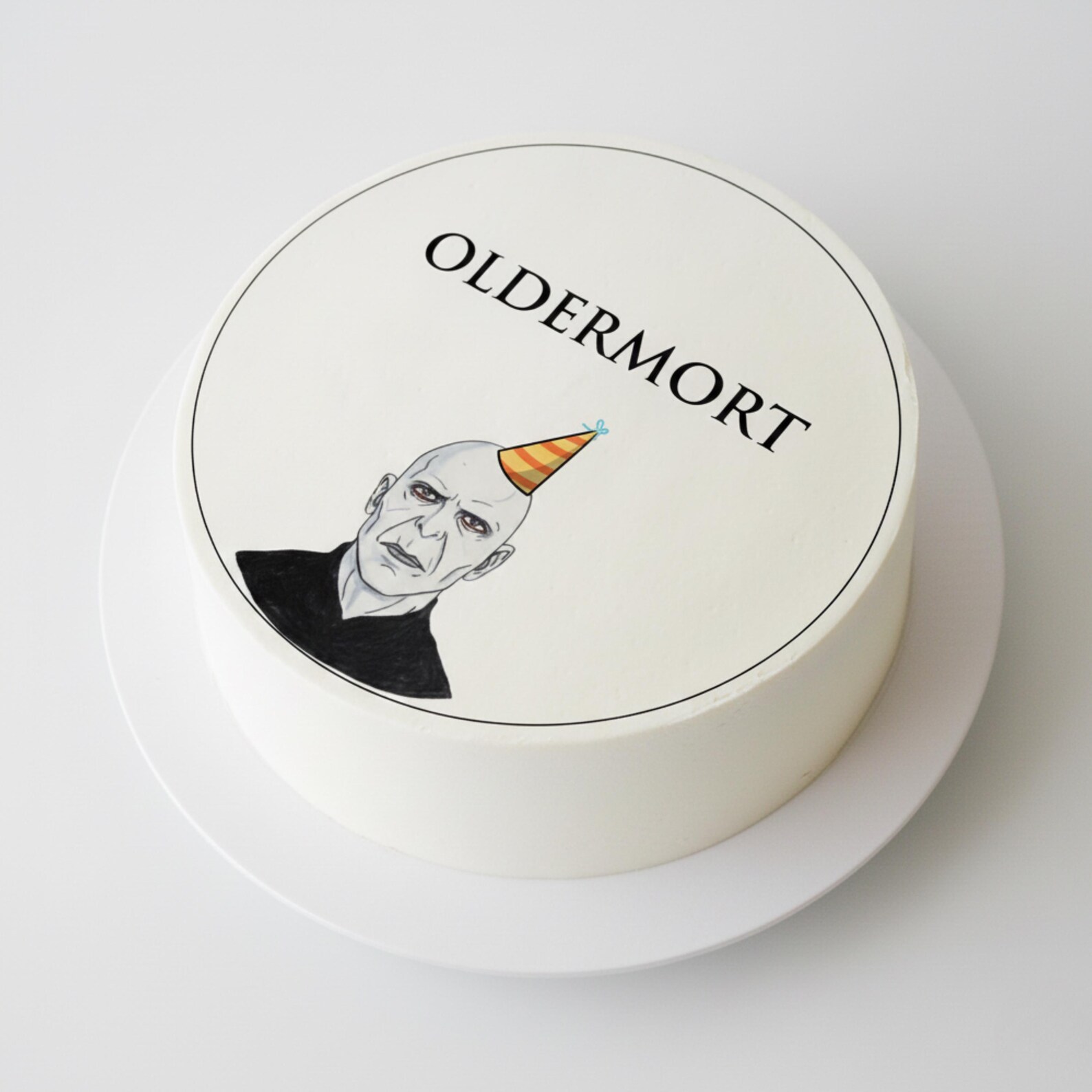 Oldermort Cake Topper | Funny Wizard Birthday Party Decoration - Etsy