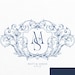 Custom Floral Monogram Crest Logo | Personalized Wedding Design ...
