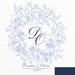 Custom Floral Monogram Crest Logo | Personalized Wedding Design ...