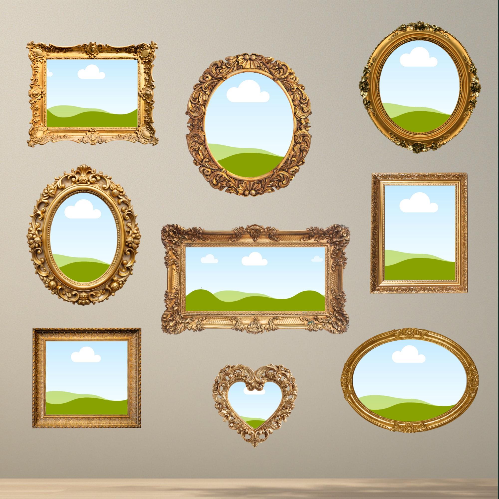 Museum of Us Miniature Photo Template | DIY Anniversary Gift (canva ...