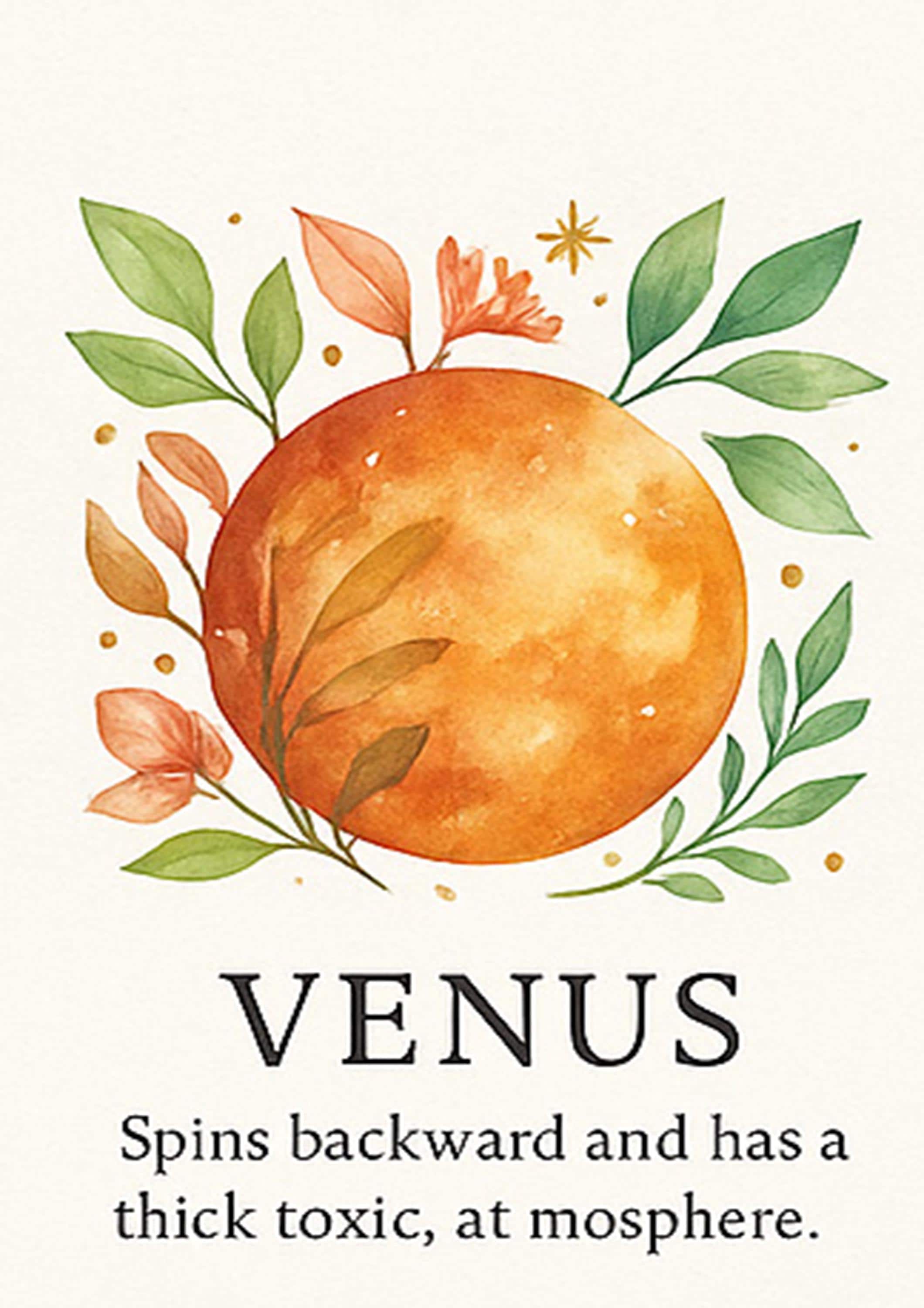 Solar System Watercolor Planet Prints – 9 Planet Poster Set – Science ...