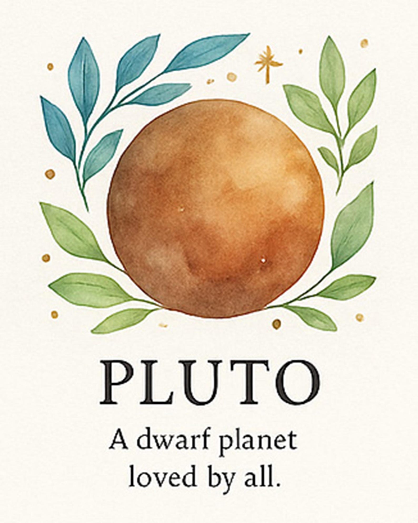 Solar System Watercolor Planet Prints – 9 Planet Poster Set – Science ...