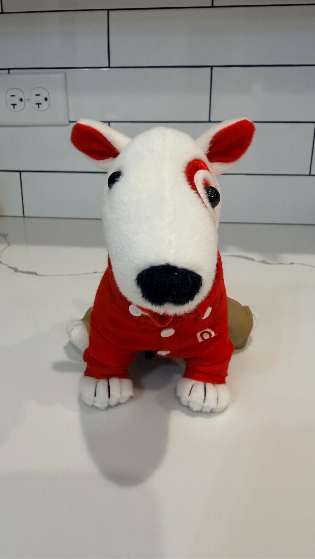 Rare Target Bullseye Dog Plush - Limited Edition Employee Uniform 2009 ...