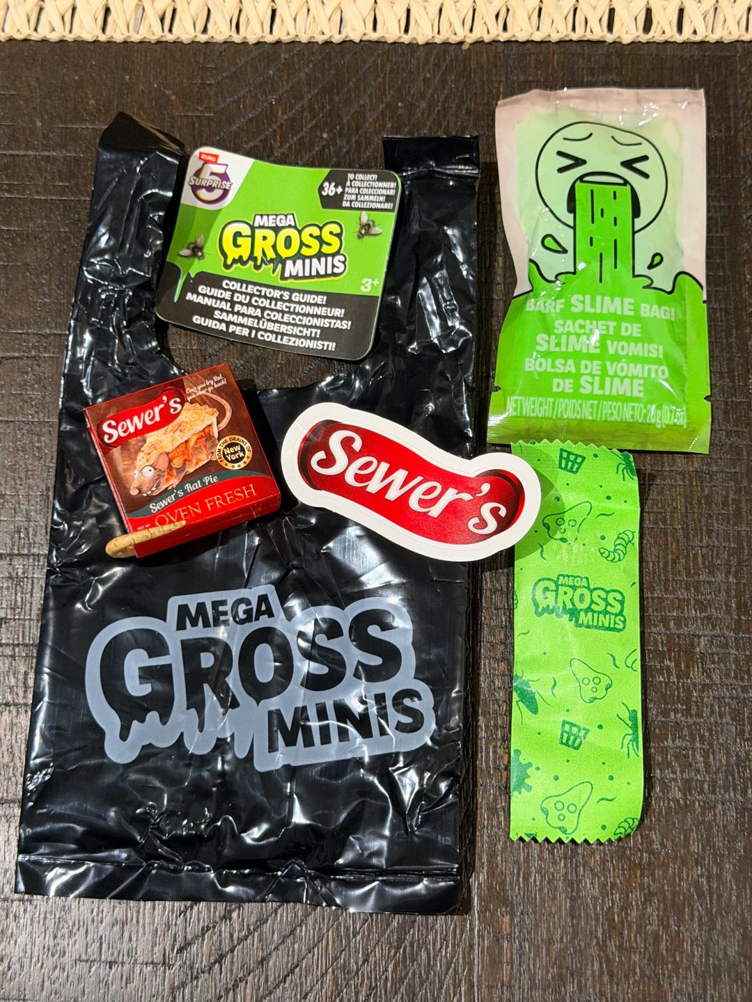 Zuru 5 Surprise Mega Gross Minis Series 1 "sewer's Rat Pie" | Parody ...