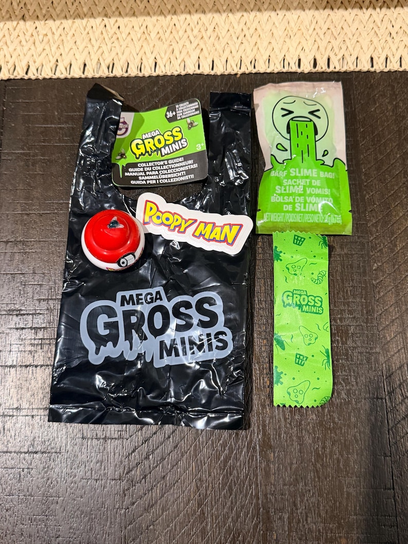 Zuru 5 Surprise Mega Gross Minis Series 1 Poopy Man Poo Ball | Poo ...