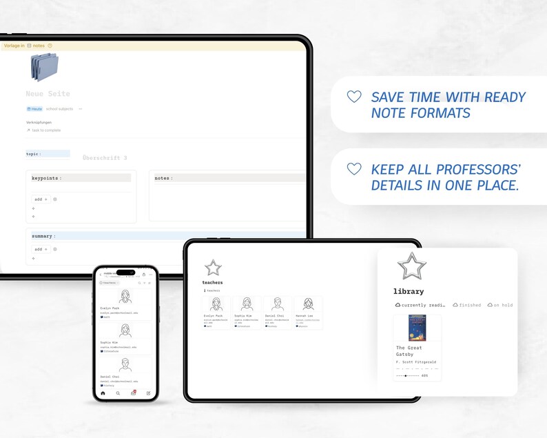 Notion Academic Template for Students 2026 Semester College Study Dashboard Exam Preparation ...