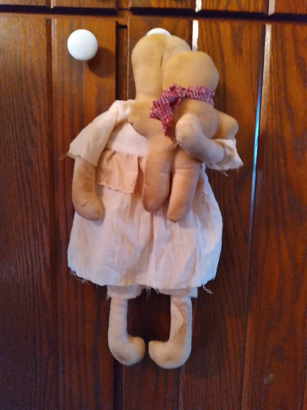 Faceless Grungy Doll With Baby, Gingerbread, Minimalist, Wall Art ...