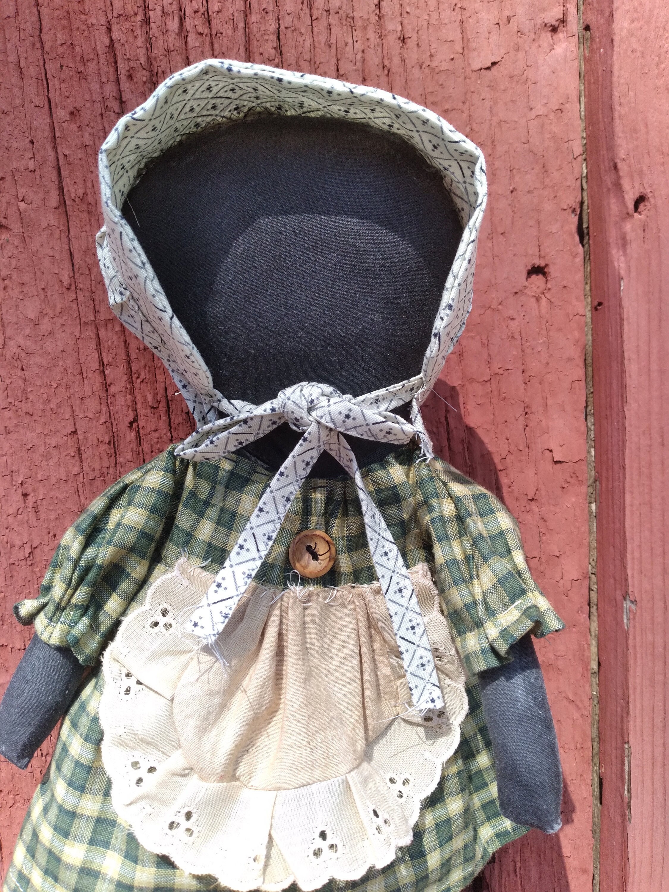 Faceless Pioneer Doll Black Doll Civil War Era Collectible - Etsy