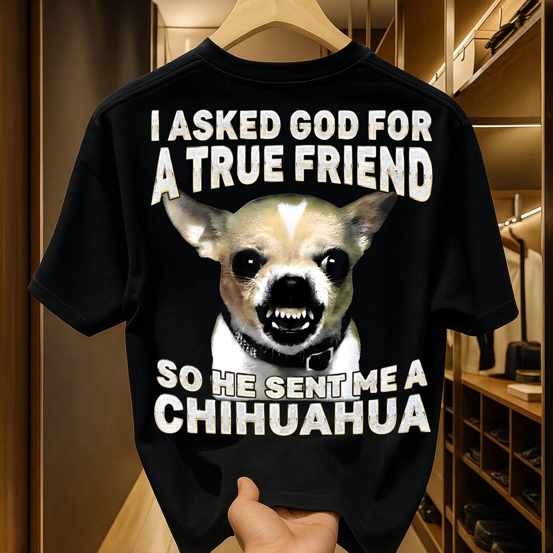Funny Chihuahua Meme PNG | Snarky Dog Sublimation Design (digital ...