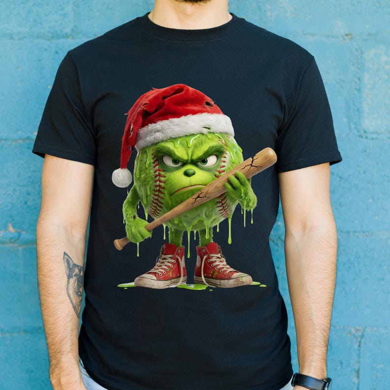 Grinch Baseball Monster PNG – Funny Christmas Art (digital Download) - Etsy