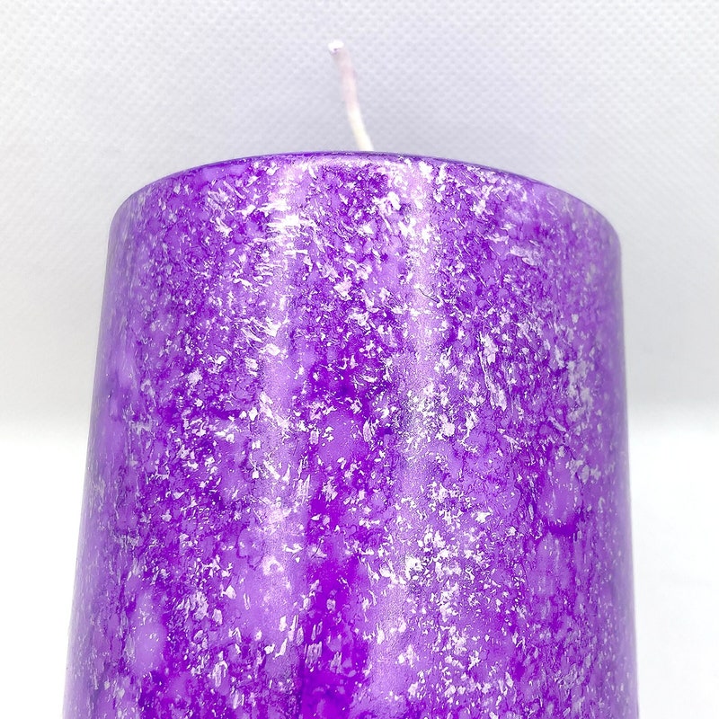 Purple Candle - Etsy