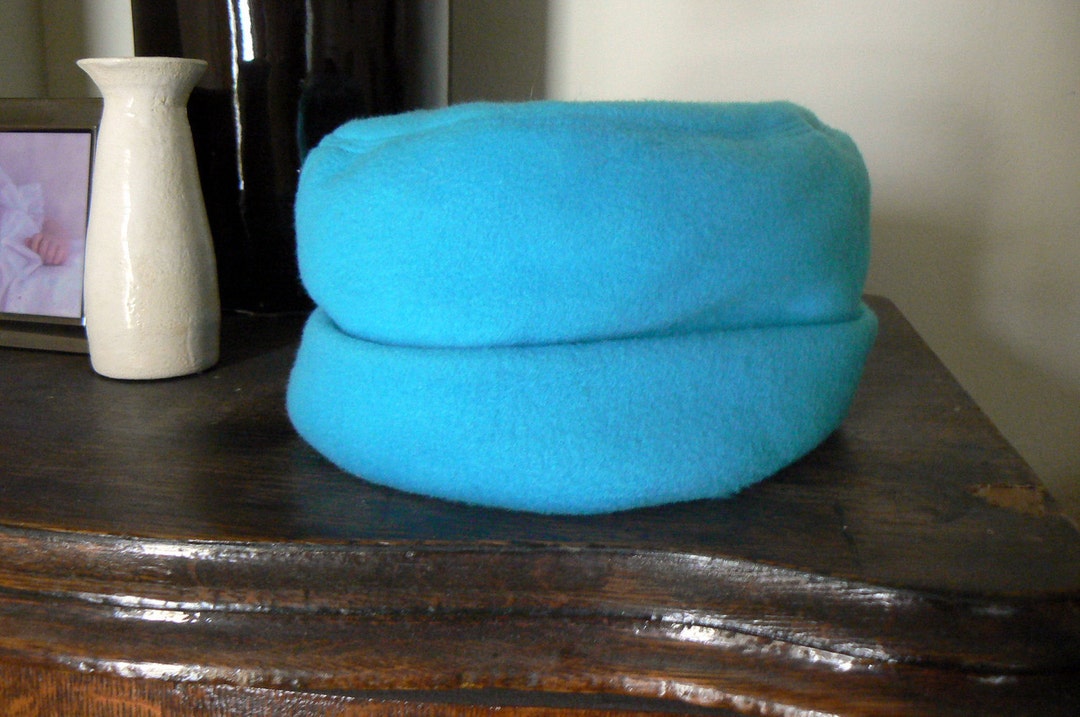 Soft Blue Fleece Hat - Customizable - Etsy