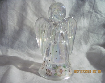 Fenton glass angel | Etsy