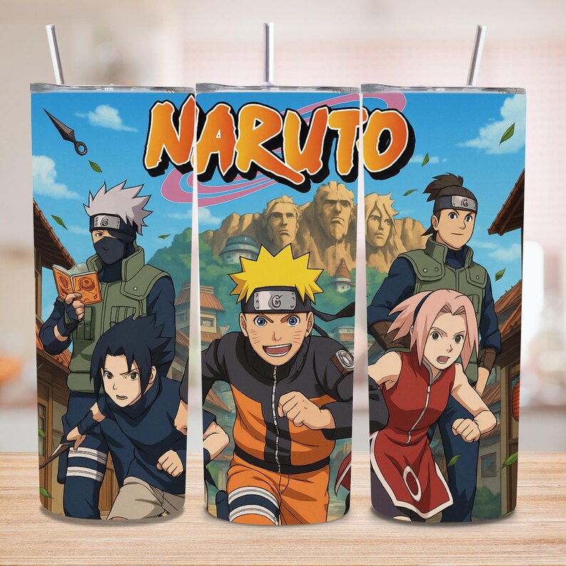 Naruto Tumbler Wrap PNG: Anime Sublimation Design (digital Download) - Etsy