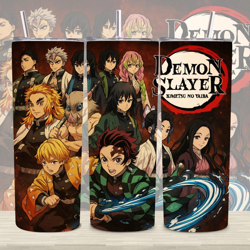 Demon Slayer Wraps for Tumblers - Etsy