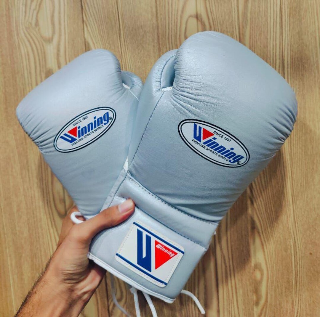 Winning Boxing Set: Pro Headgear & Gloves - Synthetic Leather - Etsy