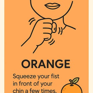 Printable Color Flashcards, Digital Downald,asl Learning for Kids - Etsy