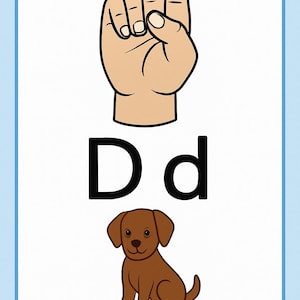 ASL Alphabet Flashcards (digital Download) |printable American Sign ...